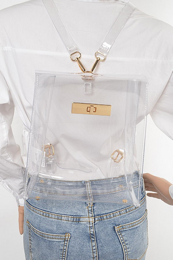 Clear Stadium Backpack – Missy's Boutique